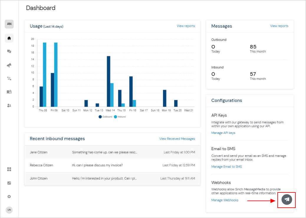 Basic Message Sending – eTXT