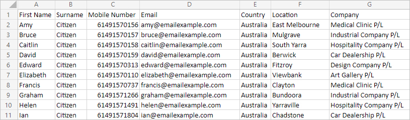Creating & Importing Contacts – eTXT